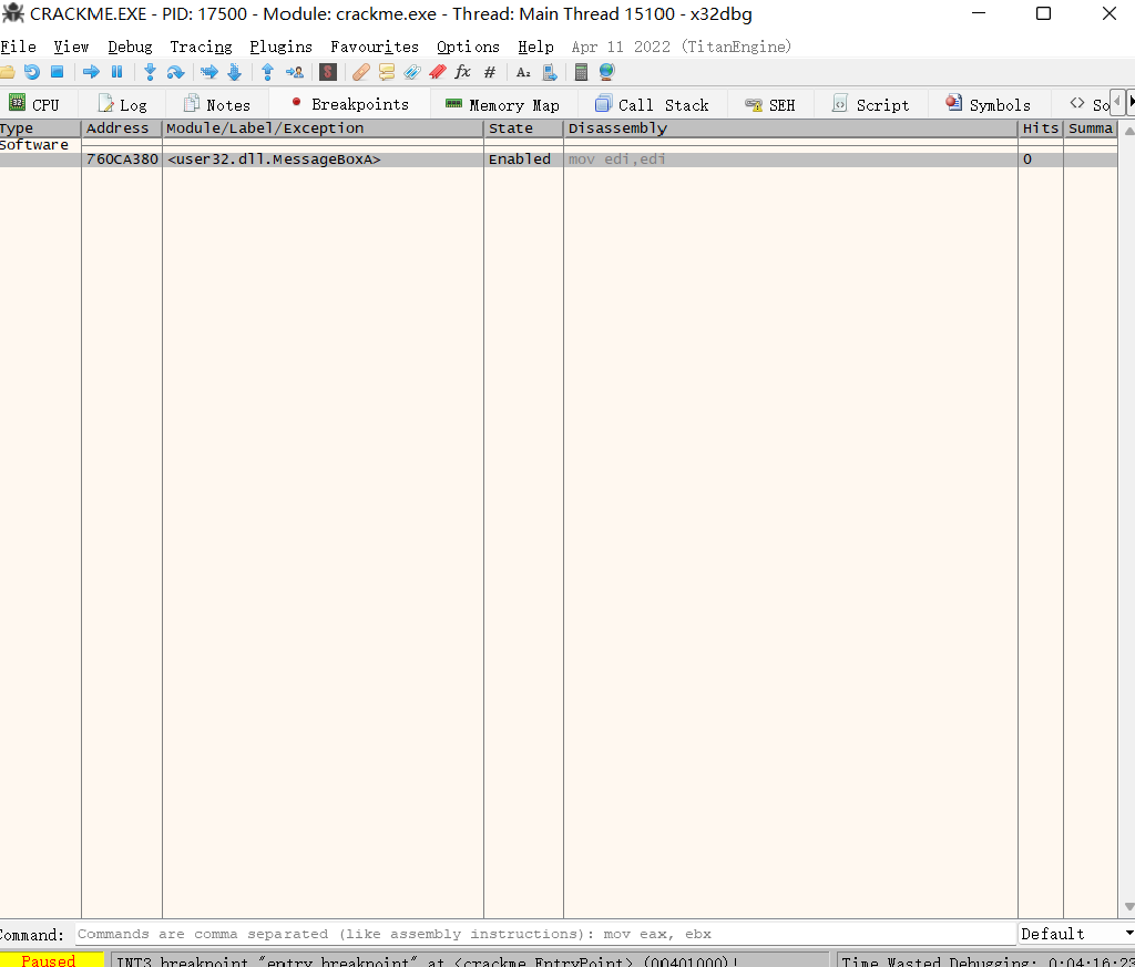 逆向04：EFLAGS标志寄存器与指令