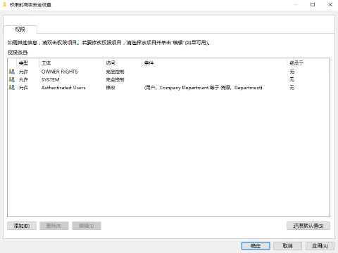 Windows Dynamic Access Control (DAC)